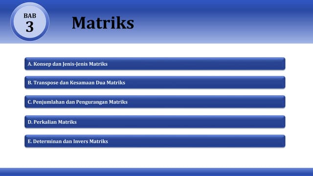 PPT Matriks | PPTX
