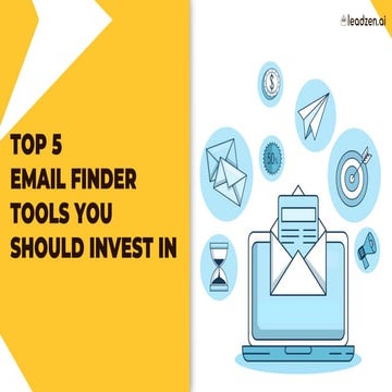 Top 5 email finder tools you should invest in | PDF | Email | Internet