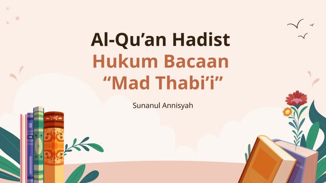 PPT - MAD THABI'I DAN MAD FAR'I | PPTX