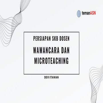 PPT Microteaching UNTUK BELAJAR MENYAMPAIKAN | PDF