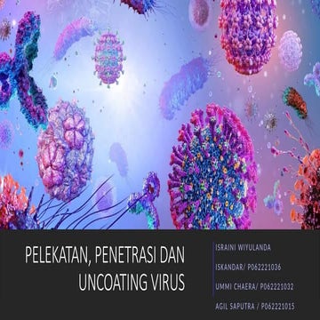 PPT MIKROMOL PELEKATAN PENETRASI DAN UNCOATING VIRUS Kelompok 2.pptx