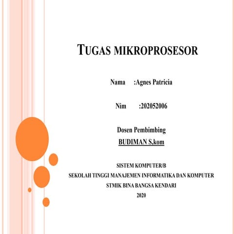 PPT MIKROPROSESOR (Agnes Patricia).pptx