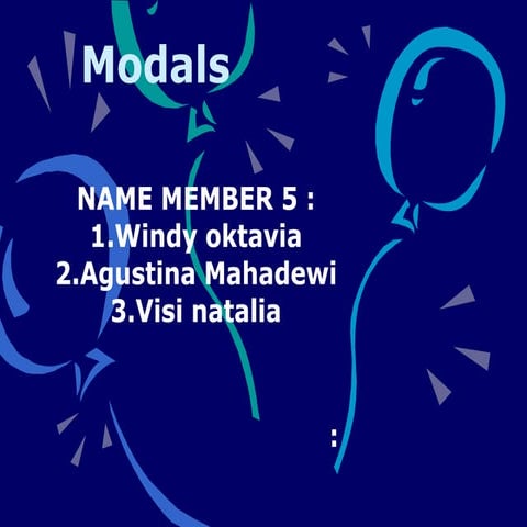 ppt modals express the speakers attitude towards somthing whether is ...