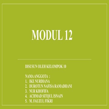 ppt modul 12.pembelajaran IPS di SD pada sekolah dasar | PPTX