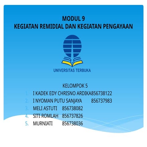 PPT MODUL 9 TENTANG STRATEGI PEMBELAJARAN.pptx