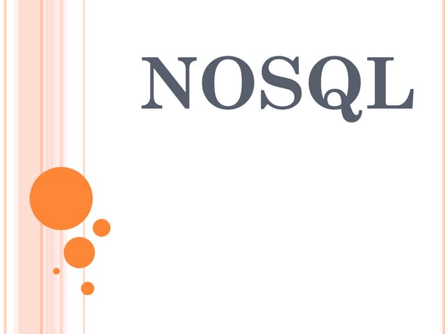 No Sql Databases Basics Module 1 Vtu Notes Pdf 5499