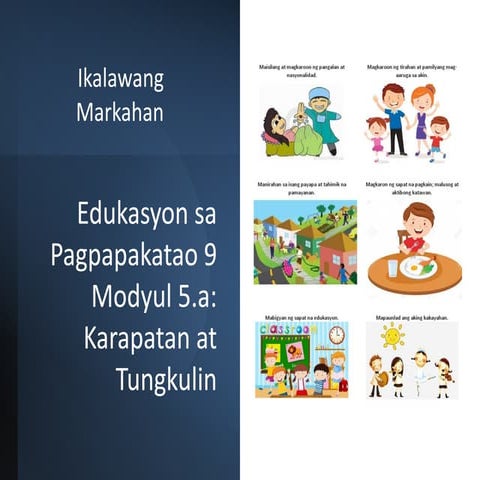 ESP-9 QUARTER 2 karapatan at tungkulin p | PPTX