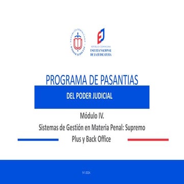 Sistemas de Gestión de Casos, Back Office y Supremo Plus | PDF