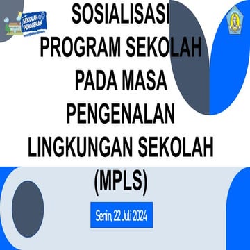 PPT MPLS SMA / MA untuk murid baru 2024/2025 | PPTX