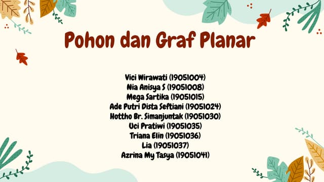 Graf Pohon | PPTX