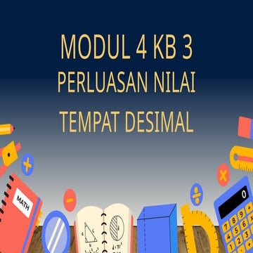 ppt MODUL 4 Bilangan rasional dan desimal | PPTX