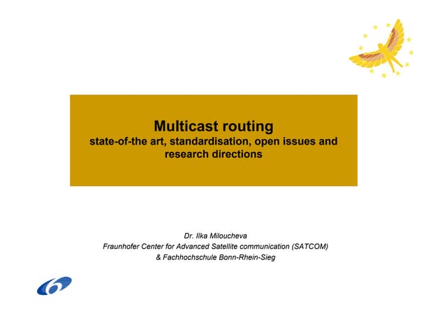 Ppt Multicast Routing Pdf Computer Networking Computing 0122