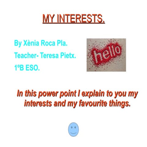 Ppt my interests pdf | PDF