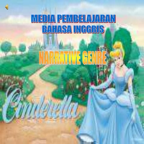 Media Pembelajaran Bahasa Inggris Cinderella Narrative Text Ppt
