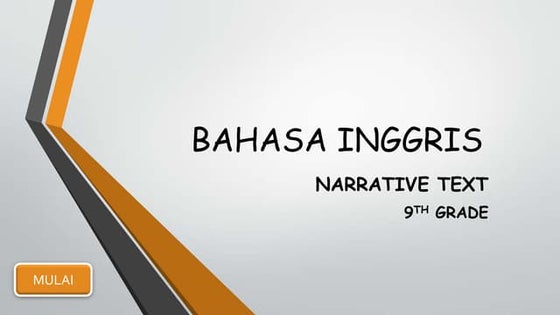 NARRATIVE TEXT KELAS 11 BAHASA INGGRISSS | PPTX