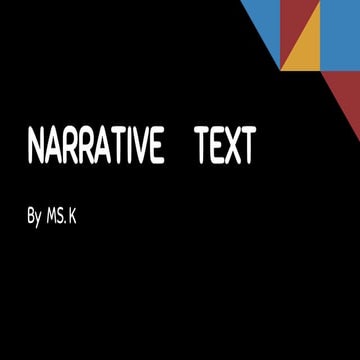 NARRATIVE TEXT X GENAP | PPTX