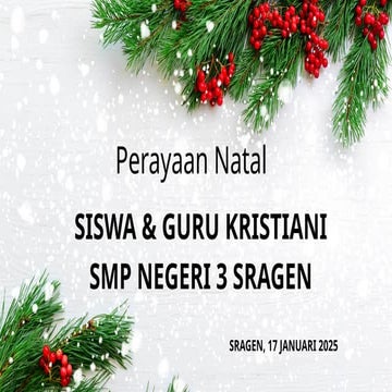 PPT_NATAL_2025 - perayaan natal siswa tahun 2025 | PPTX