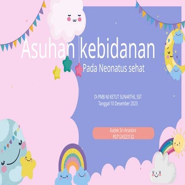 PPT Neonatus responsi Asuhan Kebidanan pada Neonatus Sehat .pptx | Free ...