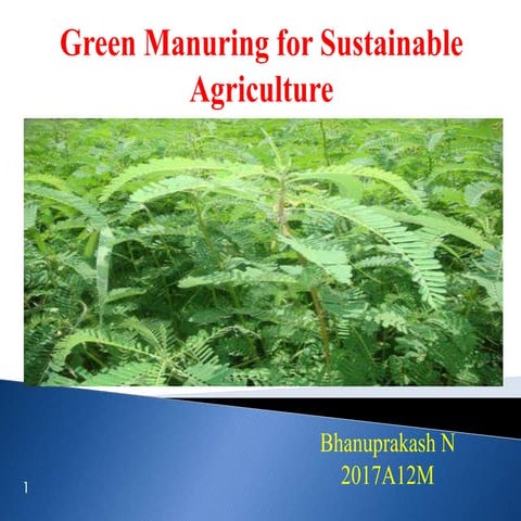 Green manuring | PPTX
