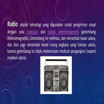 Radio | PPTX