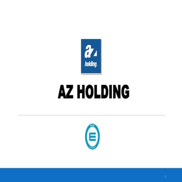 AZ Holding Group - STARCONFERENCE presentation | PPTX
