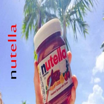 Nutella- product | PPT