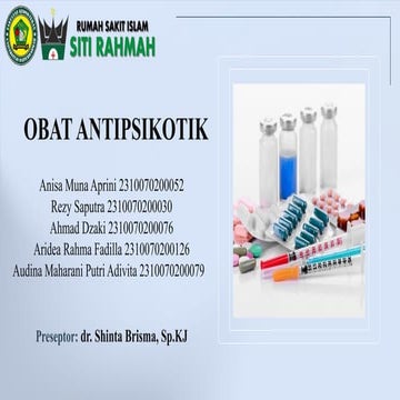PPT OBAT ANTIPSIKOTIK.pptx obat2 psikiatri | PPTX