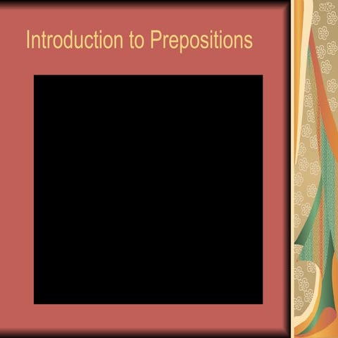 ESL - Preposition of place | PPT