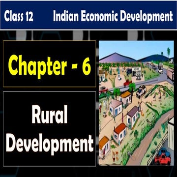 Rural development class 12 Economics | PPTX