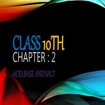 Ppt of class 10 th chapter 2 science | PPTX