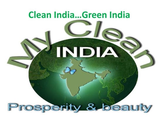 Clean india | PPTX
