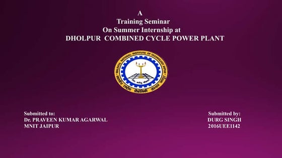 Durgapur Steel Thermal Power Station (DSTPS), DVC, Andal | PPTX