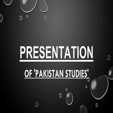 ppt of pak study, sustainability, sustainable environment | PDF
