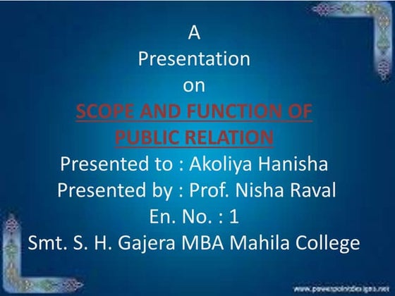 Internal vs external public of public relations | PPT