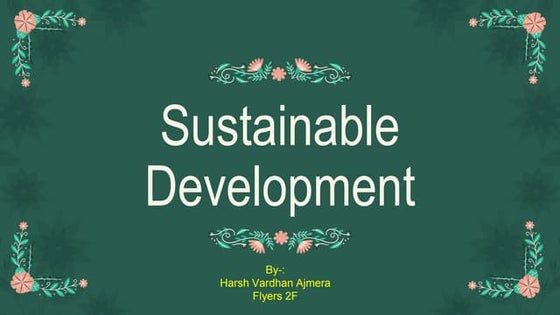 Concept of sustainable Development | PPT