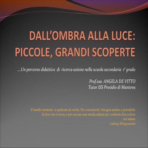 Ppt ombra luce | PPT