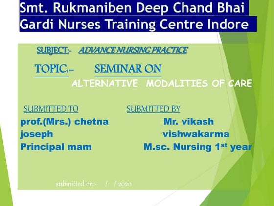 alternate therapies.pptx