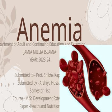 Anemia | PPTX