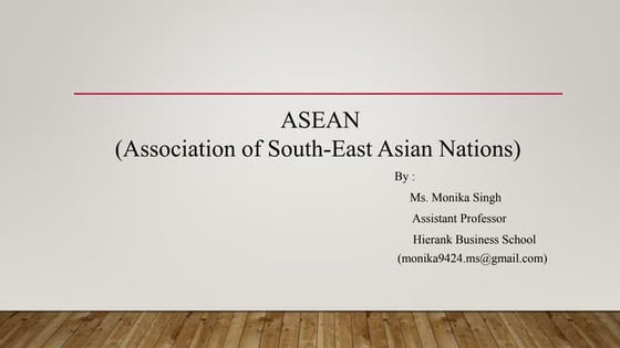The Asean Structure | PPT