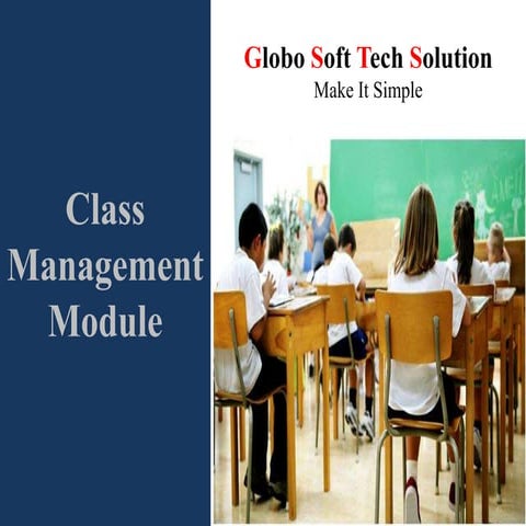 Ppt on class management module | PPTX