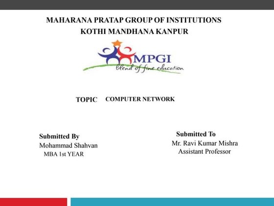 Computer Network Physio 2021pptx Computer Ppt 6493