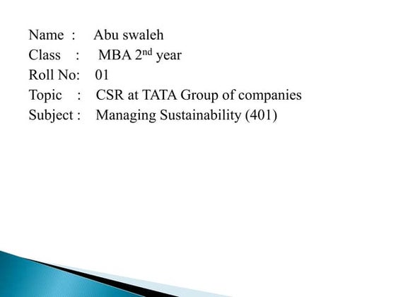 CSR on ITC Ltd. | PPT