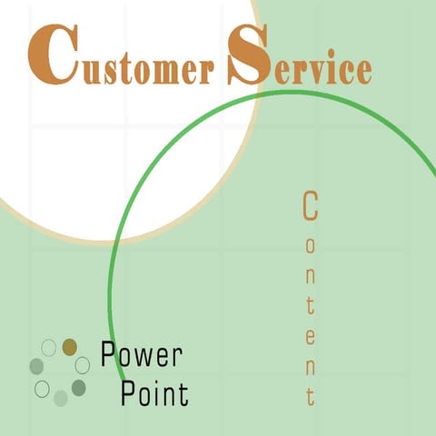 CUSTOMER SERVICE POWERPOINT | PPT