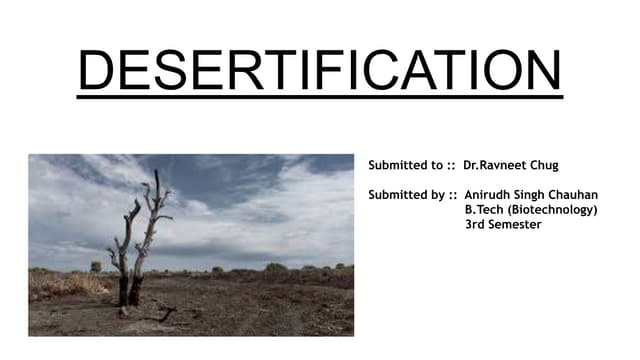 desertification | PPTX