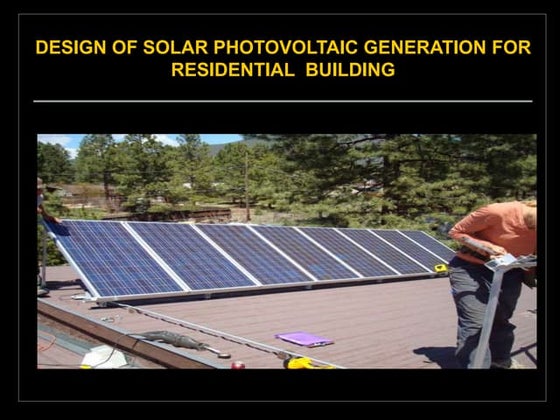 Solar PV Systems Notes | PDF