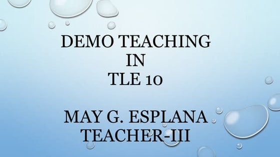 Basic cutting techniques | PPT