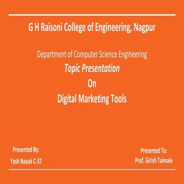 Digital Marketing | PPT