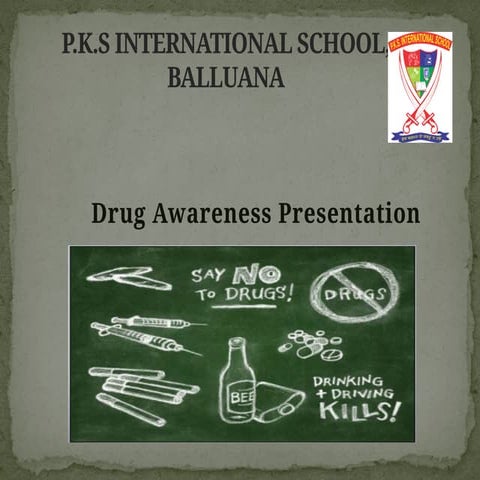 Drug Awareness Presentation and Combating Drug Addiction | PPTX