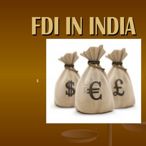 PPT on Foreign direct Investment | PPT