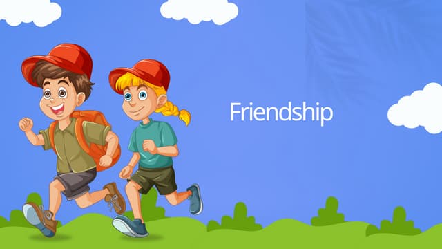 How to be a good friend | PPTX